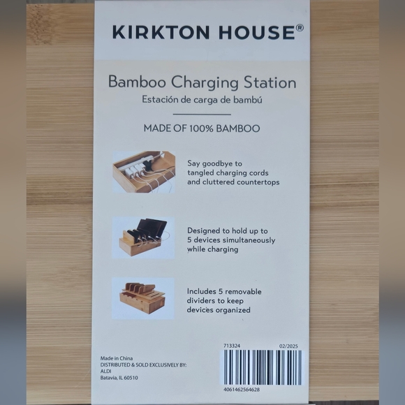 Kirkton House | Other | Bamboo Charging Station For Cell Phones And ...